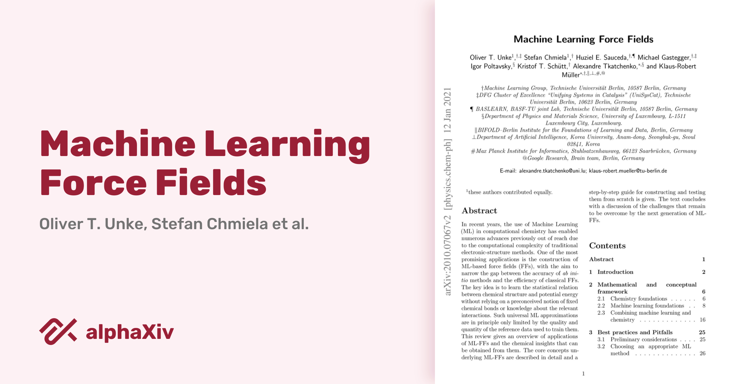 Machine Learning Force Fields | alphaXiv