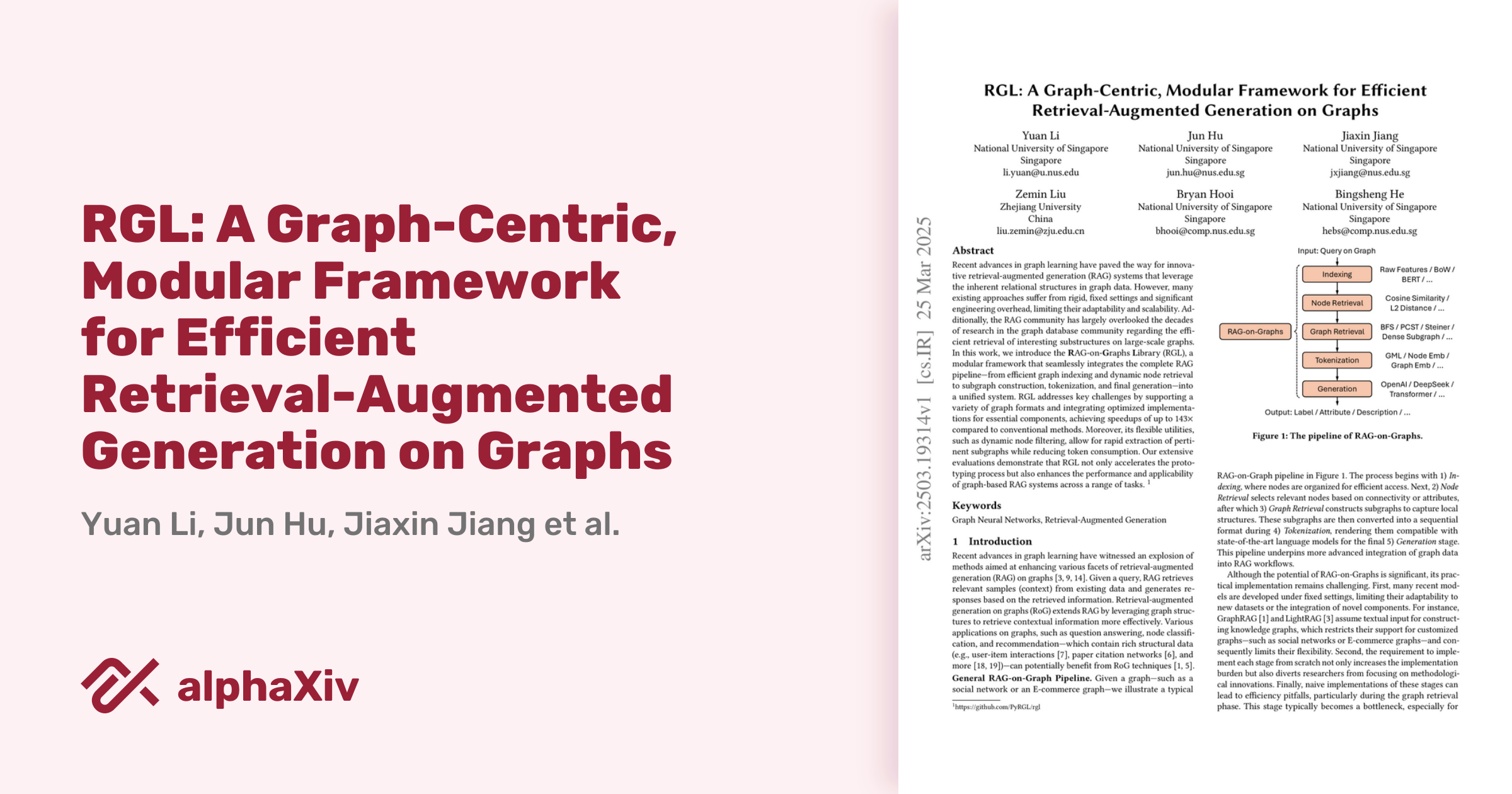RGL: A Graph-Centric, Modular Framework for Efficient Retrieval ...