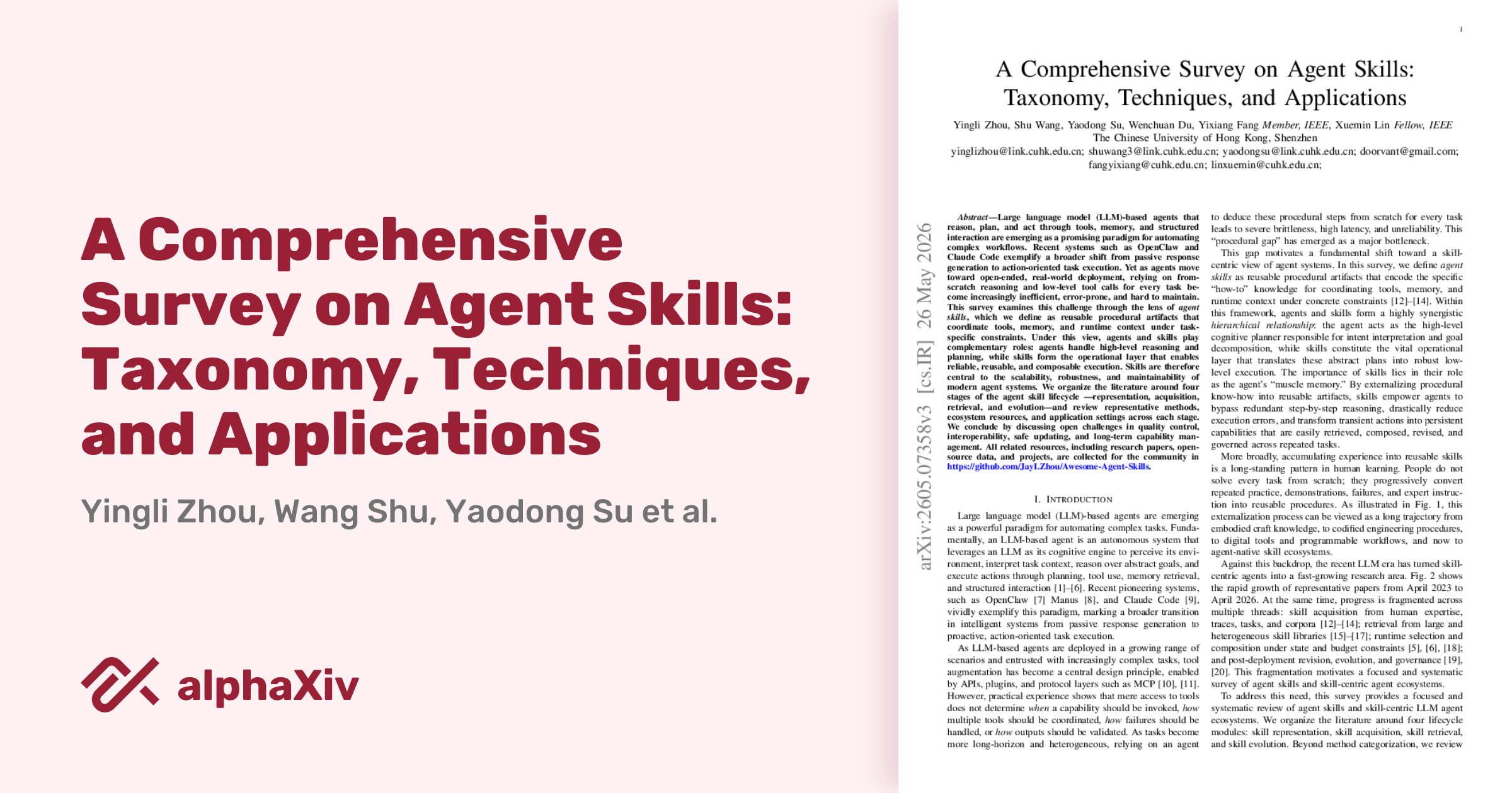 A Comprehensive Survey on Agent Skills: Taxonomy, Techniques, and ...